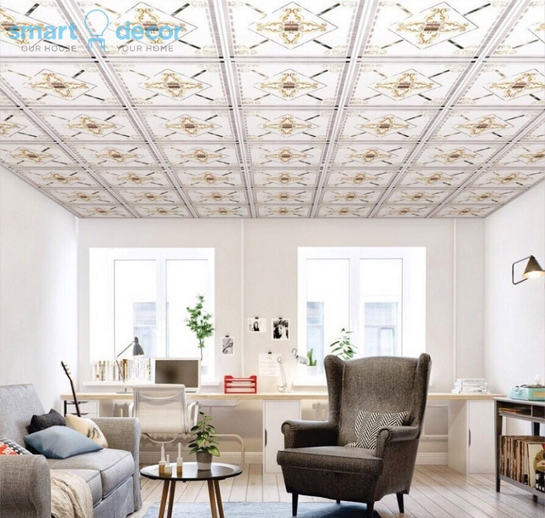 9+ cách trang trí trần nhà, kèm mẫu tham khảo đẹp 2025