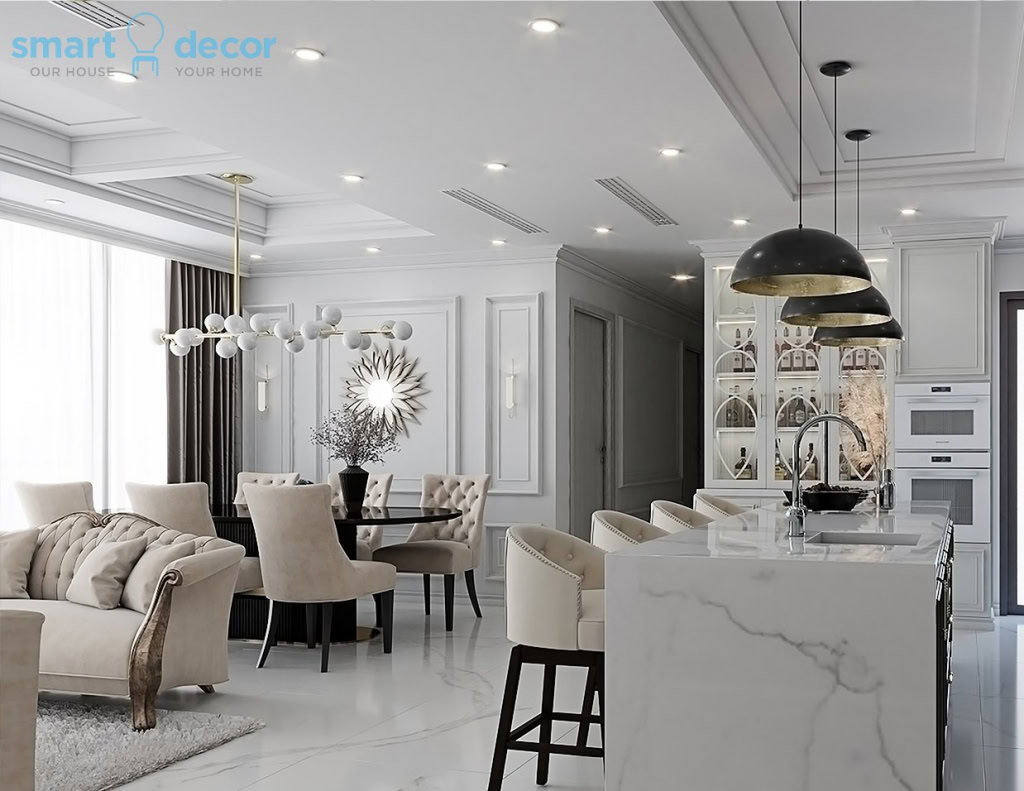 9+ cách trang trí trần nhà, kèm mẫu tham khảo đẹp 2025